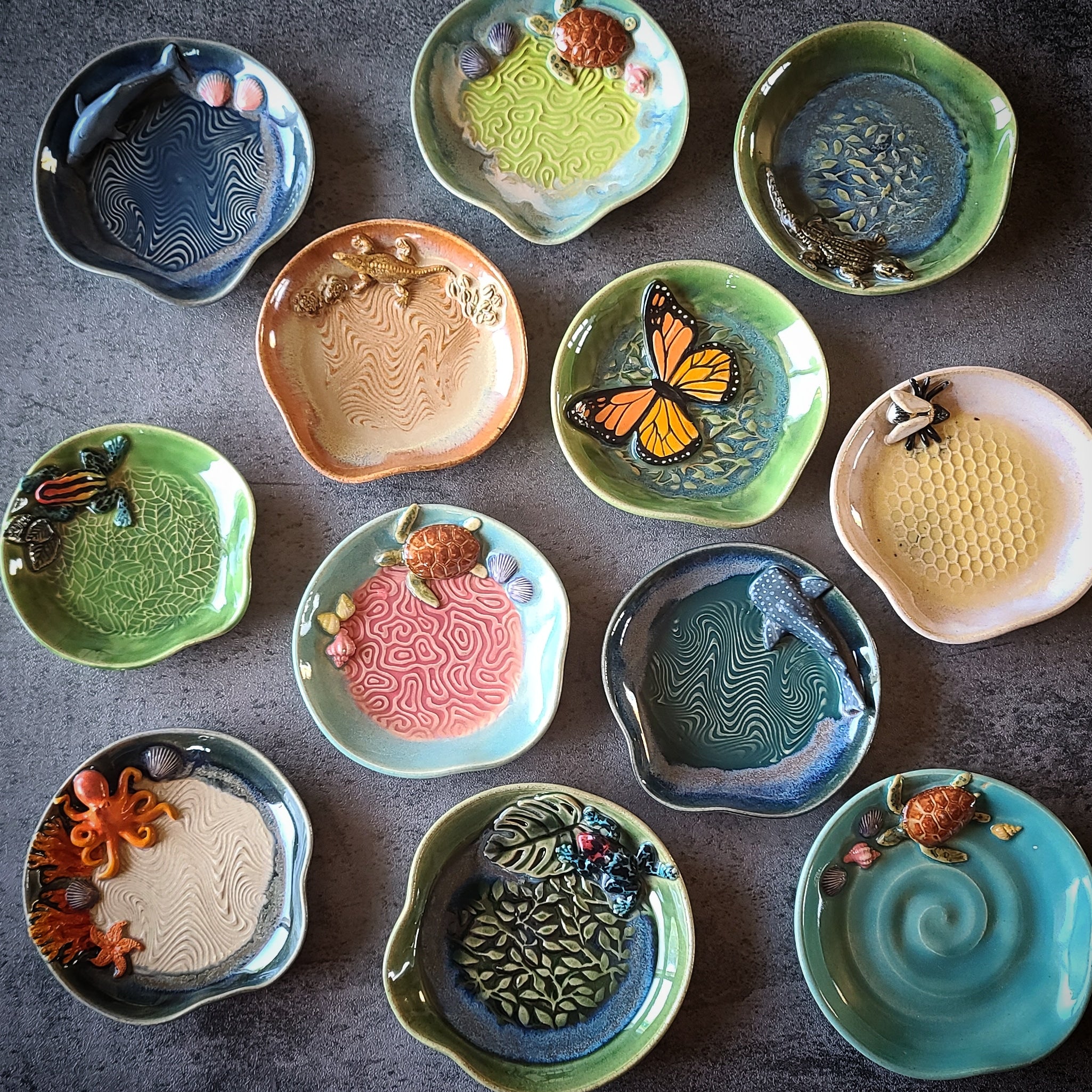 Plates and Spoonrests – KS Wildlife Creations