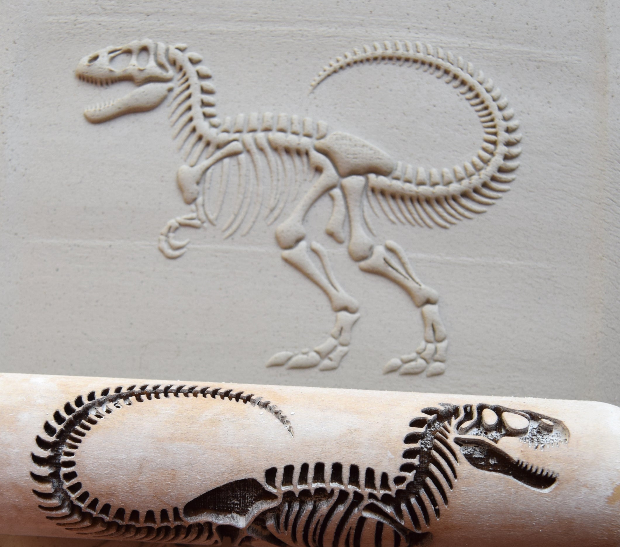 Z*Texture Roller- Allosaurus Fossil – KS Wildlife Creations