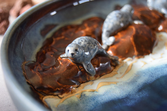 Harbor Seal Plate (large) (seconds) – KS Wildlife Creations